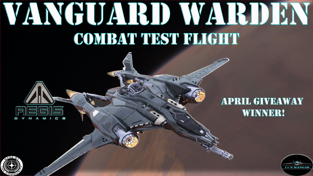 Star Citizen: Vanguard Warden Combat Test - YouTube