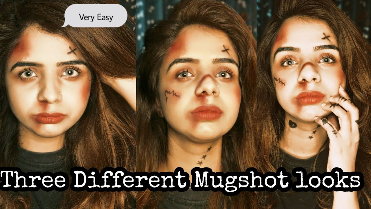 Mugshot Makeup Tutorial | Mugshot challenge | Glam with Ash - YouTube