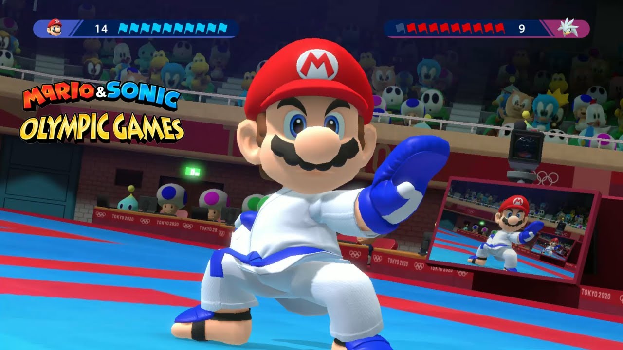Mario & Sonic At The Olympic Games Mario Fencing Karate Boxing ...