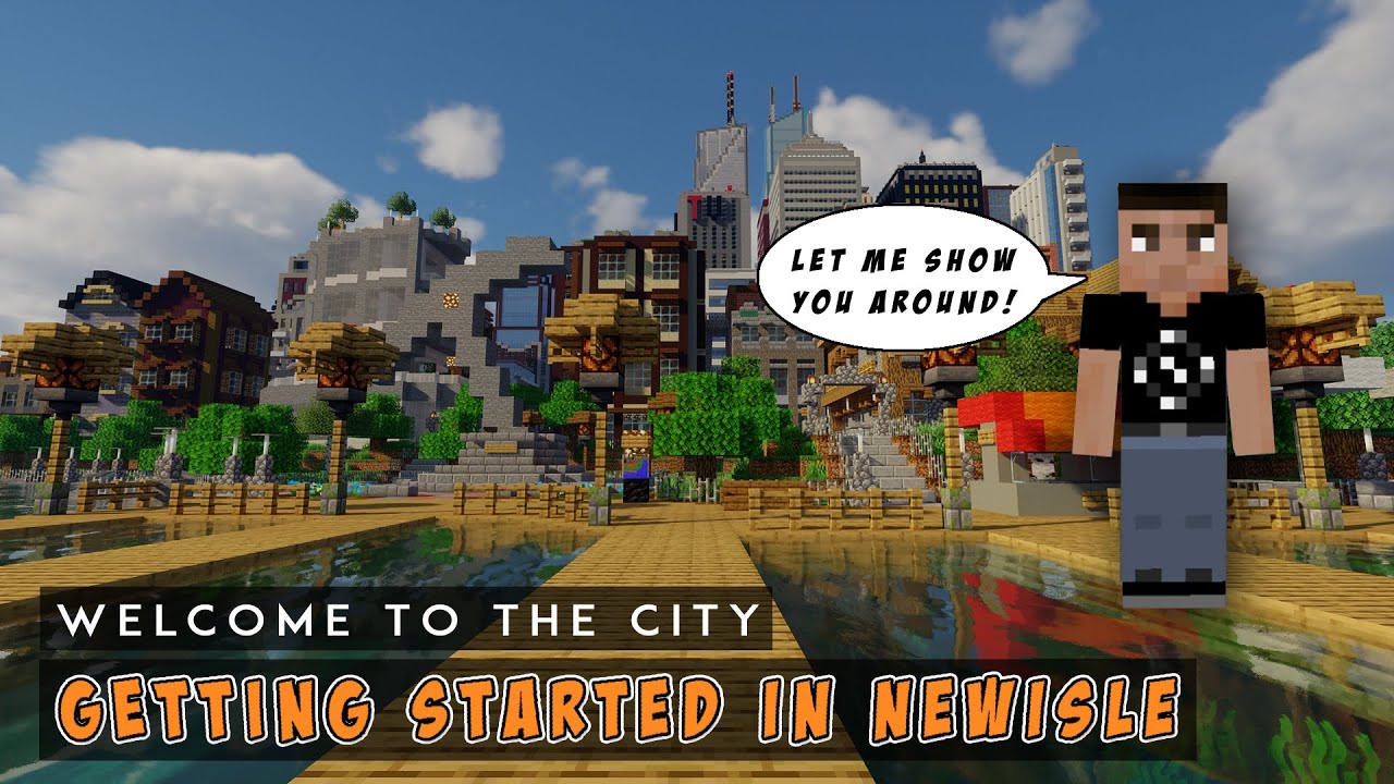 Welcome to Newisle! | Your Starting Guide | Minecraft Modern City Map ...
