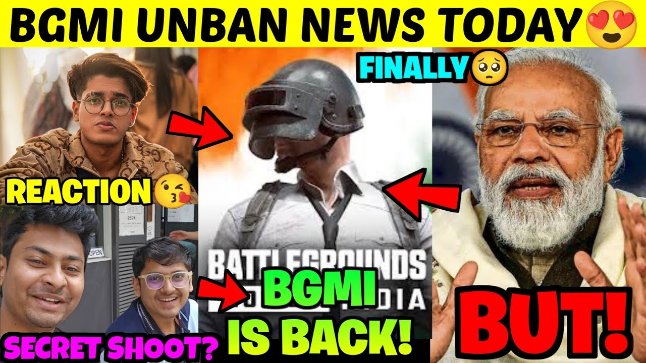 😍Finally BGMI Is BACK! - BUT?🥺, BGMI Unban News Today, BGMI New Update ...
