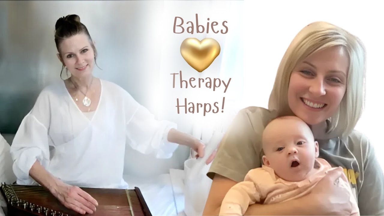Baby Emma LOVES Therapy Harp! - YouTube