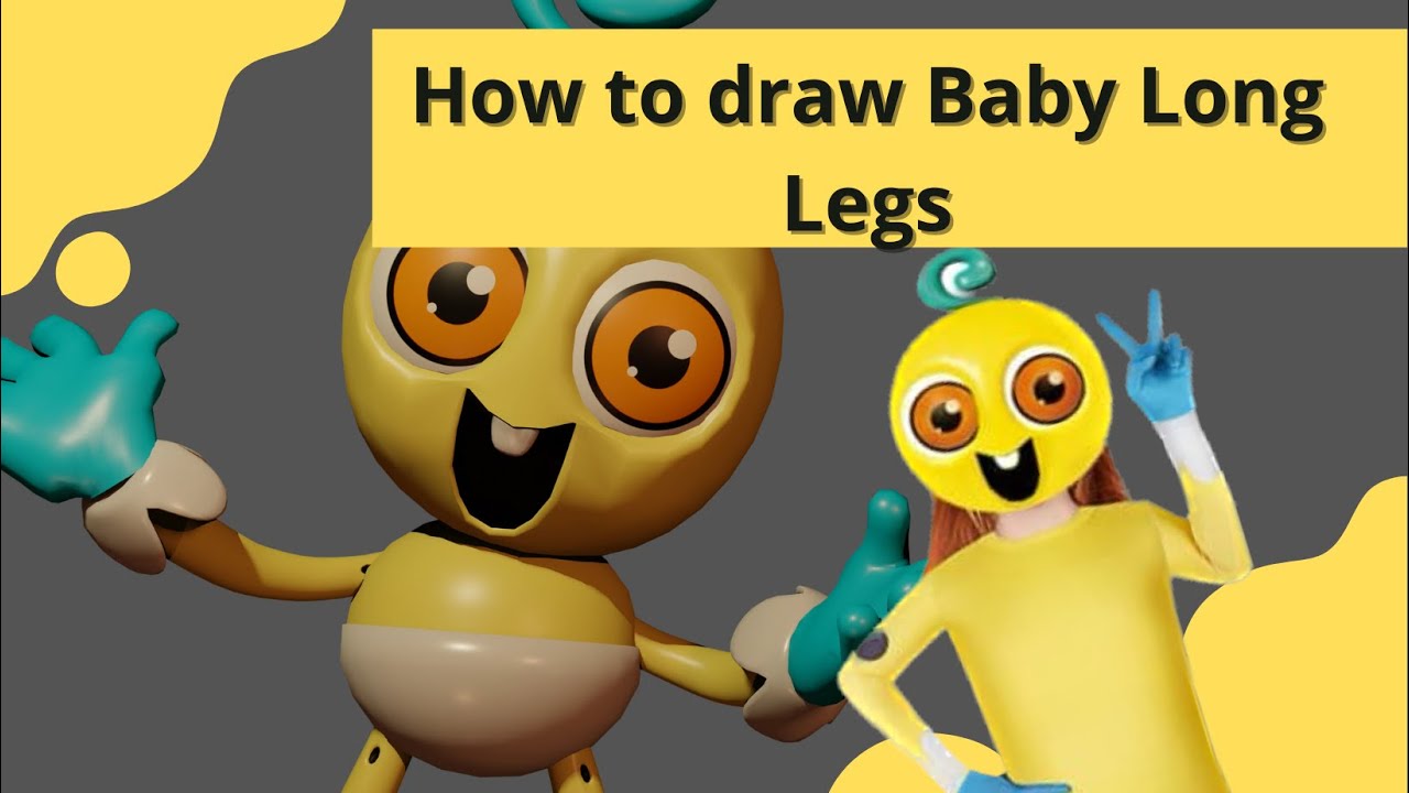 How to draw BABY LONG LEGS 🦵 🍼👼🏻🥶 - YouTube