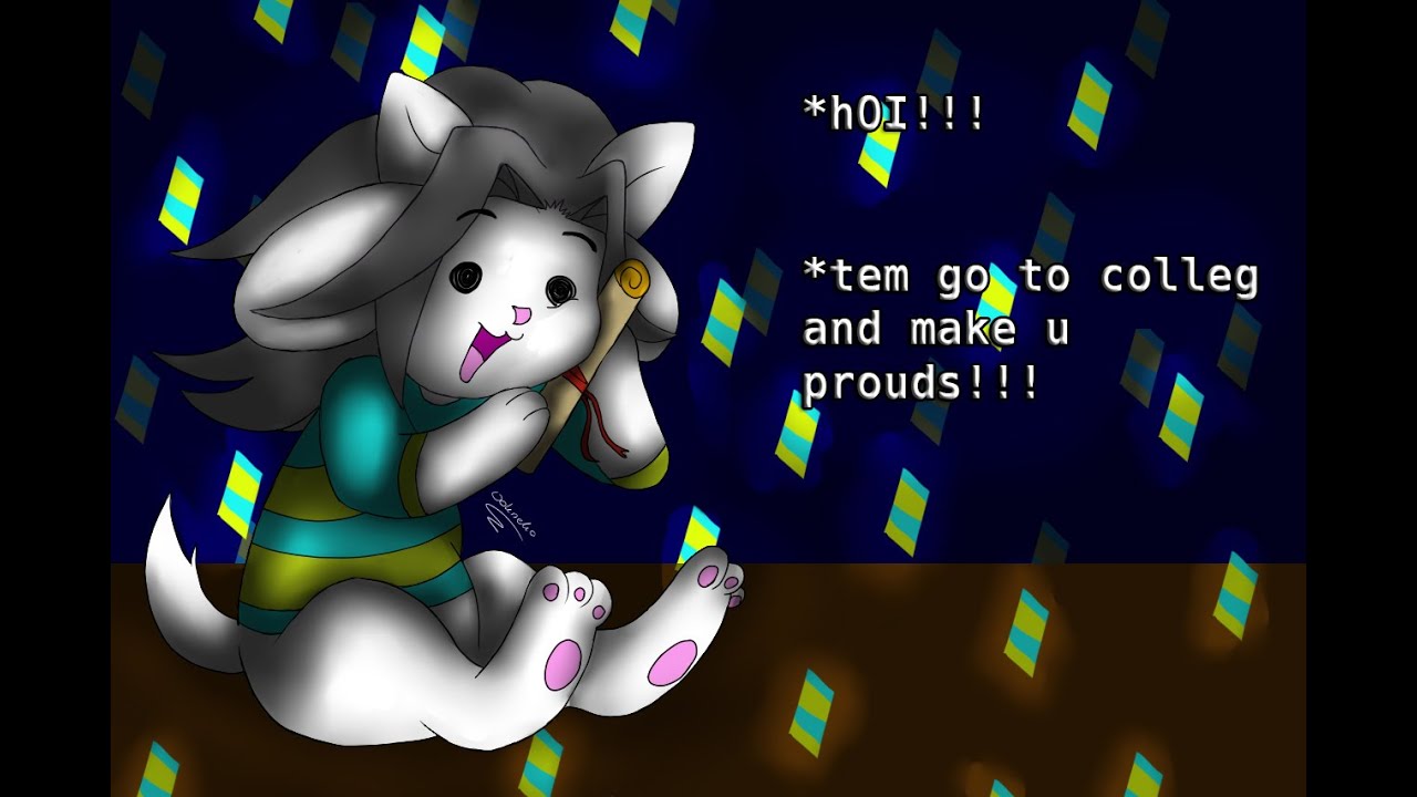 tem go to colleg!!! - UNDERTALE SPEEDPAINT - YouTube