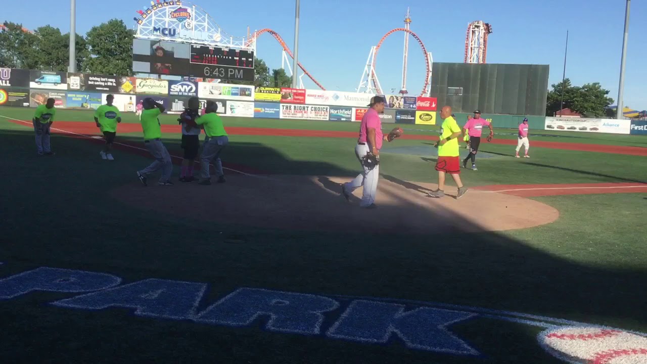 Strike out cancer 2018 softball 🥎 - YouTube