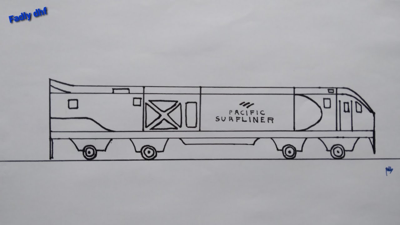 How to draw Pacific Surfliner Locomotive which is suitable for ...