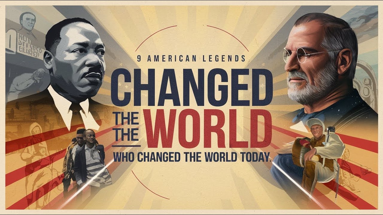 9 American Legends Who Changed the World Today - YouTube