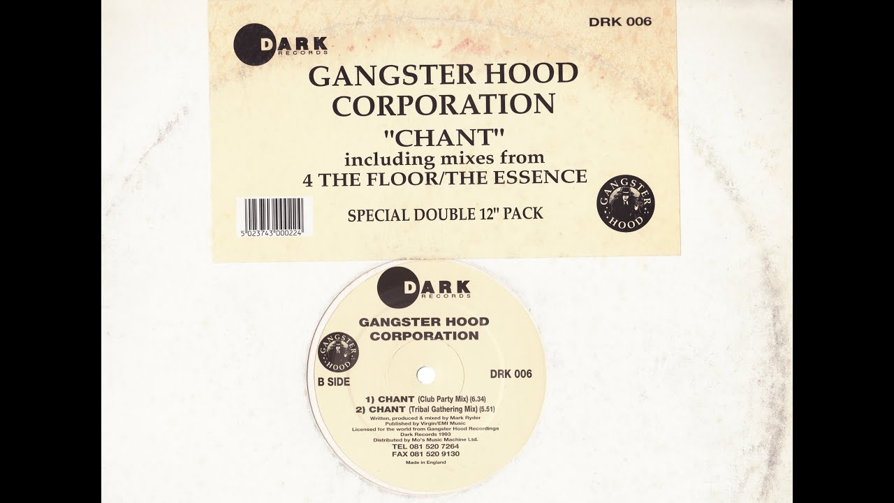 Gangster Hood Corporation - Chant (Club Party Mix) 1993 - YouTube