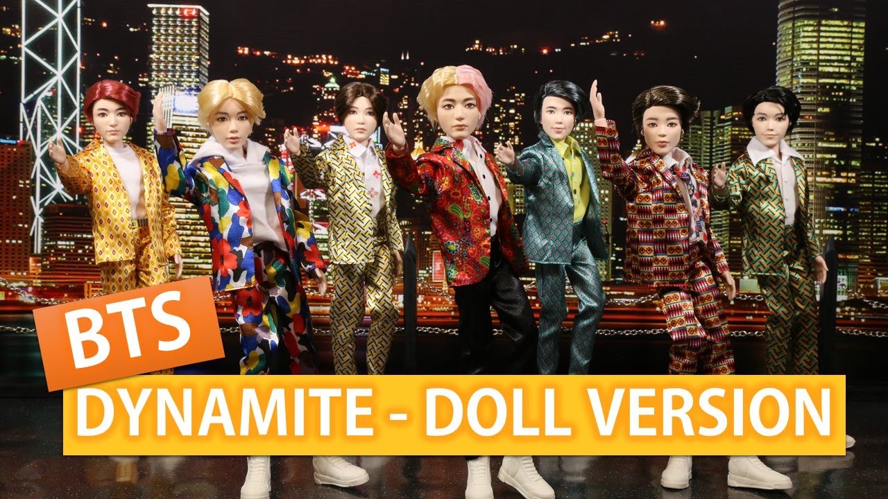 BTS Dynamite - Mattel BTS Doll Stop Motion Video By MPG Doll Creations ...