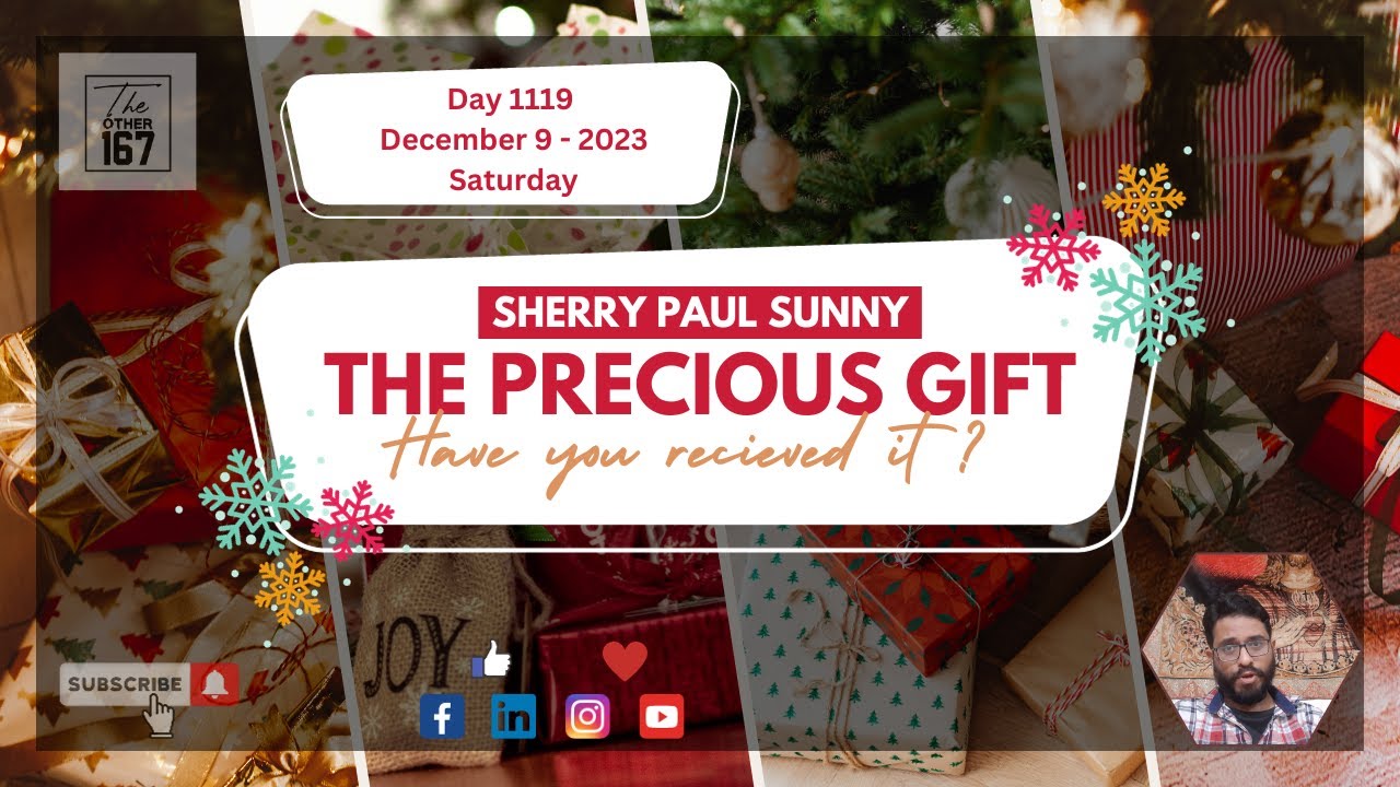 The Precious Gift, have you received it? | Sherry Paul Sunny | The ...