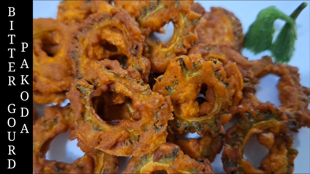 Bitter gourd pakoda | Pavakkai pakoda | snack recipe - YouTube