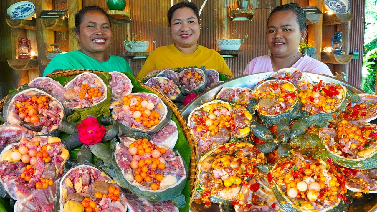 Grilled Turtle Eggs Spicy Recipe Most Delicious Mouth Watering Food ...