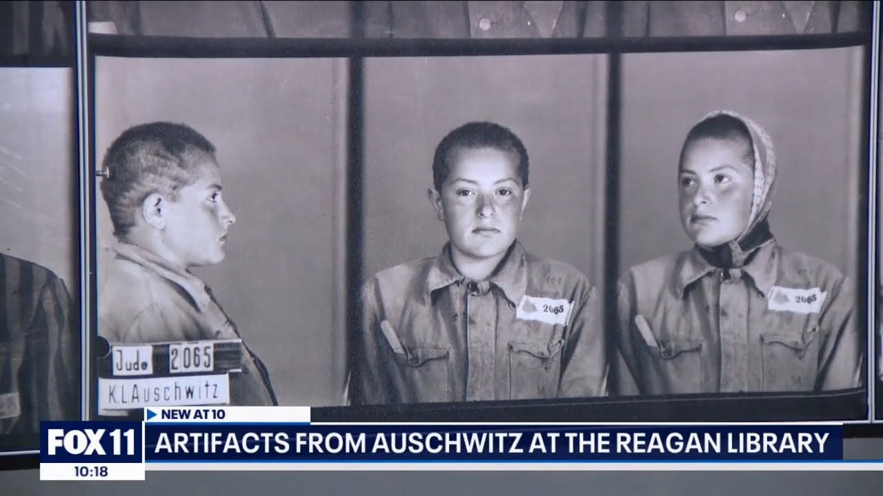 Auschwitz Exhibit Unveiled at Reagan Library - YouTube