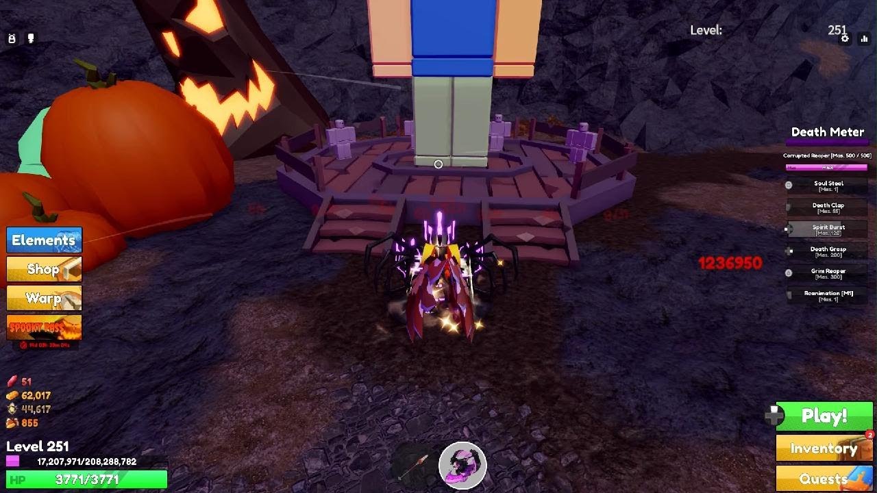 Elemental dungeon corrupted awakened reaper showcase - YouTube