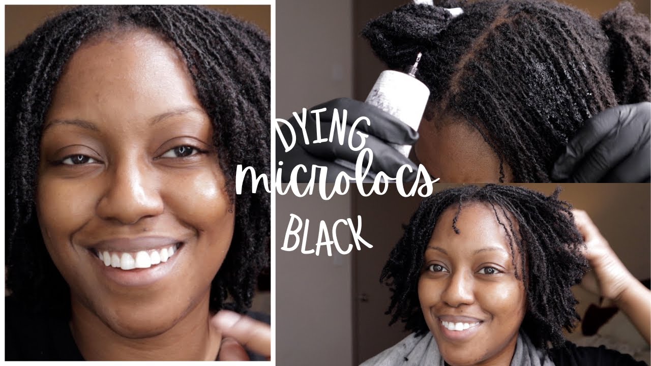 How I Colored My DIY Microlocs | Spechel Nicole - YouTube