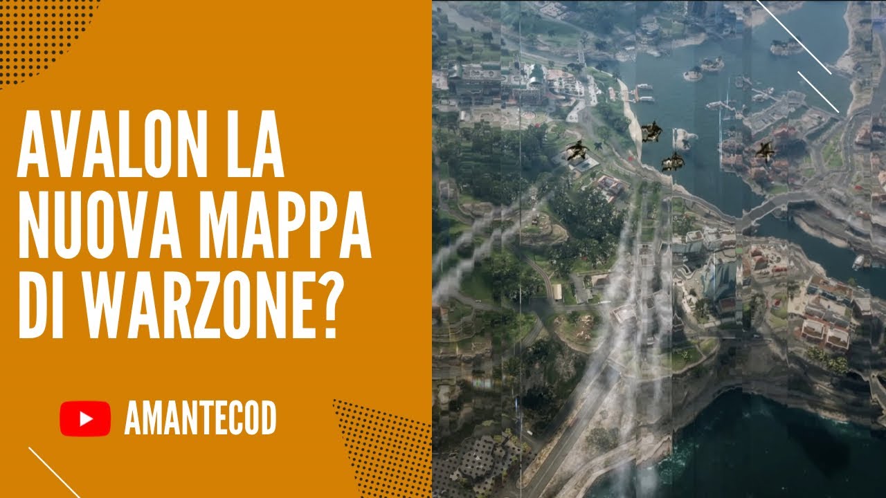 AVALON LA NUOVA MAPPA WARZONE BLACK OPS 7? - YouTube