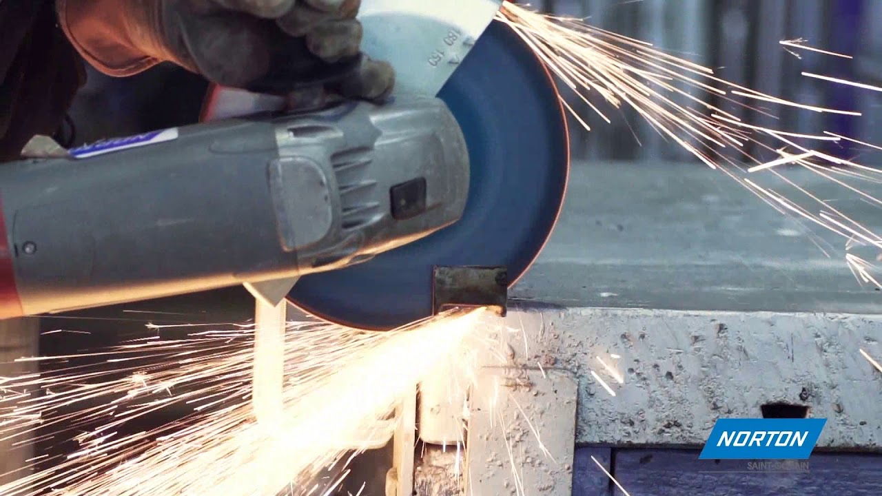 Norton Essential Flat Cutting Disc for Angle Grinders - YouTube