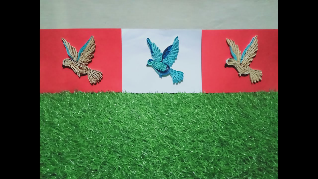 Quilling Dove | Quilling Merpati | Tutorial - YouTube