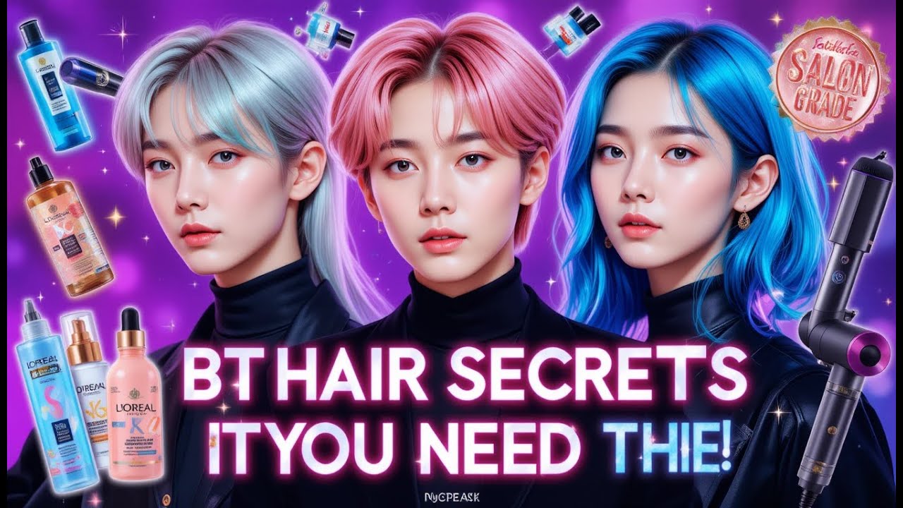 "BTS Hair Secrets: The Salon Products & Tools Behind Their Iconic Looks ...