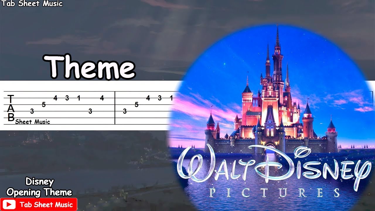 Disney Opening Theme - Guitar Tutorial - YouTube