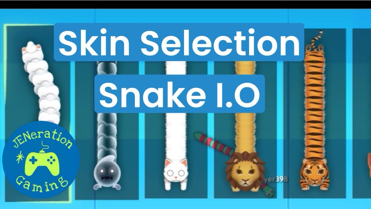 Snake I.o choose skin / character new skins available!! - YouTube