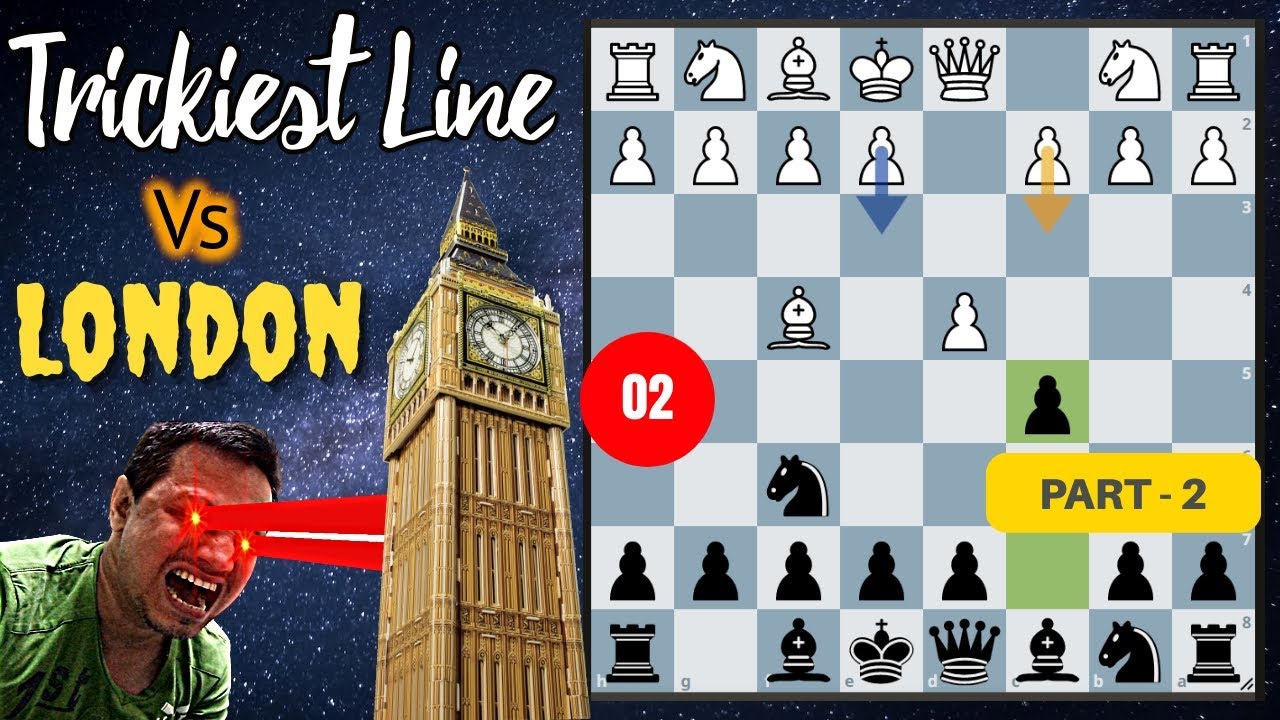 Trickiest Line against London System - 2 (c3 and e3) - YouTube