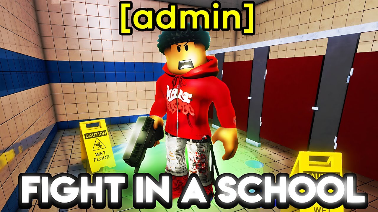 I Got ADMIN in Roblox Fight In A School - YouTube