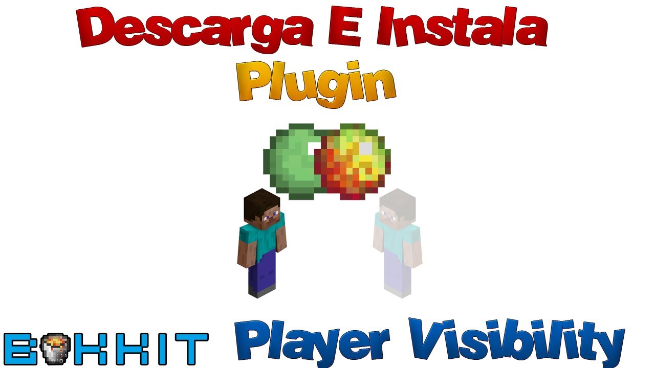 Descarga E Instala Plugin Player Visibility (Visibilidad) Bukkit - YouTube