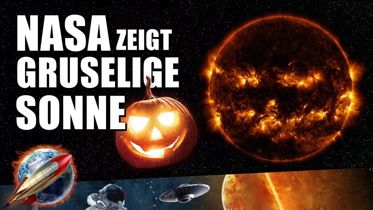 NASA zeigt gruselige Halloween Sonne die aussieht wie Jack O’Lantern ...