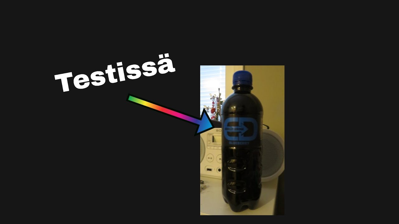 ED-mustikan makuinen juoma testissä - Miltä maistui? - YouTube