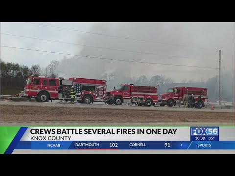 Bailey Switch fire crews respond to 3 separate Knox County fires