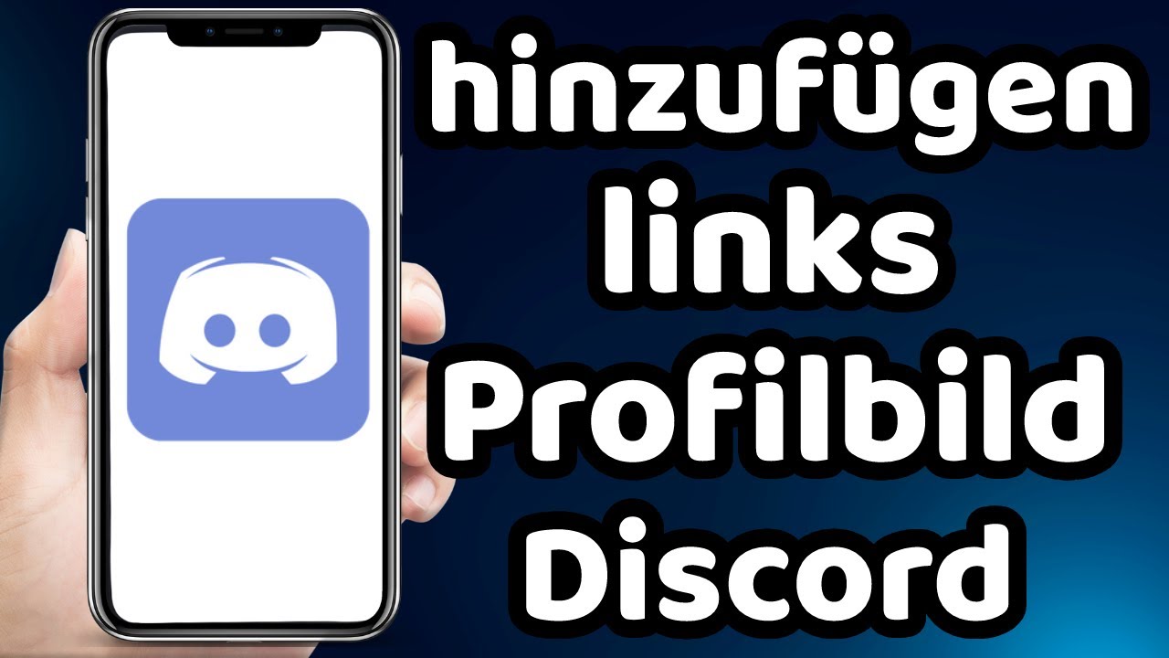 wie kann man in seinem Discord Profilbild Links Hinzufügen 2023 - YouTube