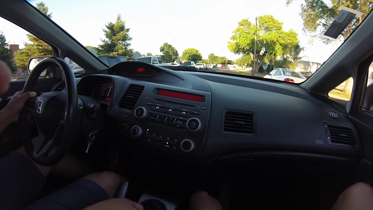 First time Driving stick shift. Brothers new car. Honda civic SI. - YouTube