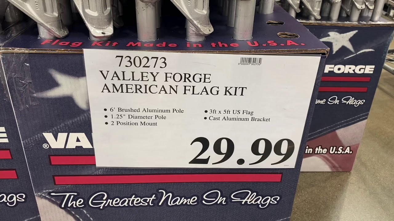 Costco Made in USA Flag Kit $29.99. - YouTube