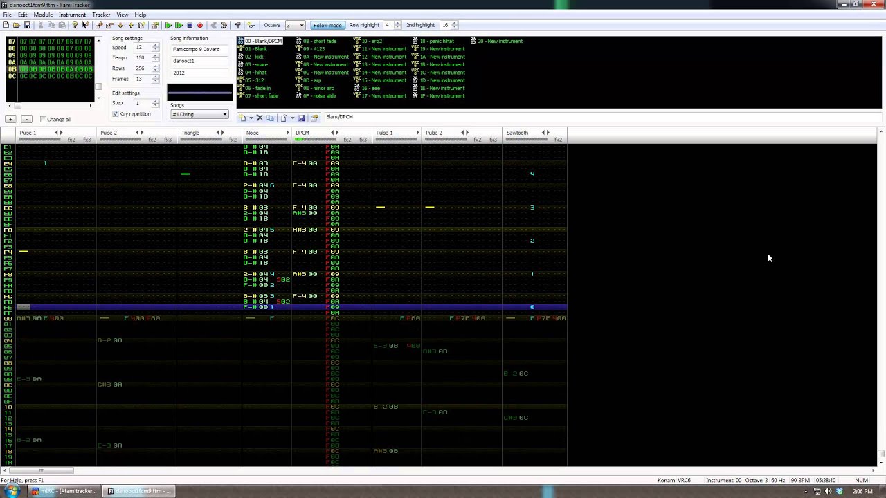 (FCM9) Famitracker - Waterworld - Diving (VRC6 8-bit) - YouTube