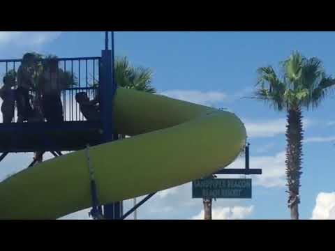 First Water Slide - YouTube