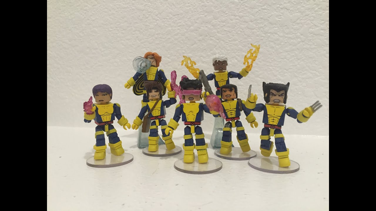 The X-Men Strike Force Minimates - YouTube