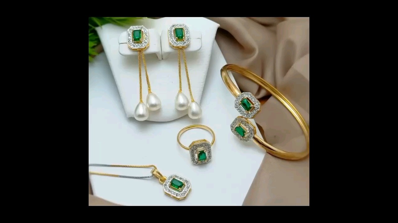 Beautiful Zarkoon stylish combo set in different colours #goldplated # ...