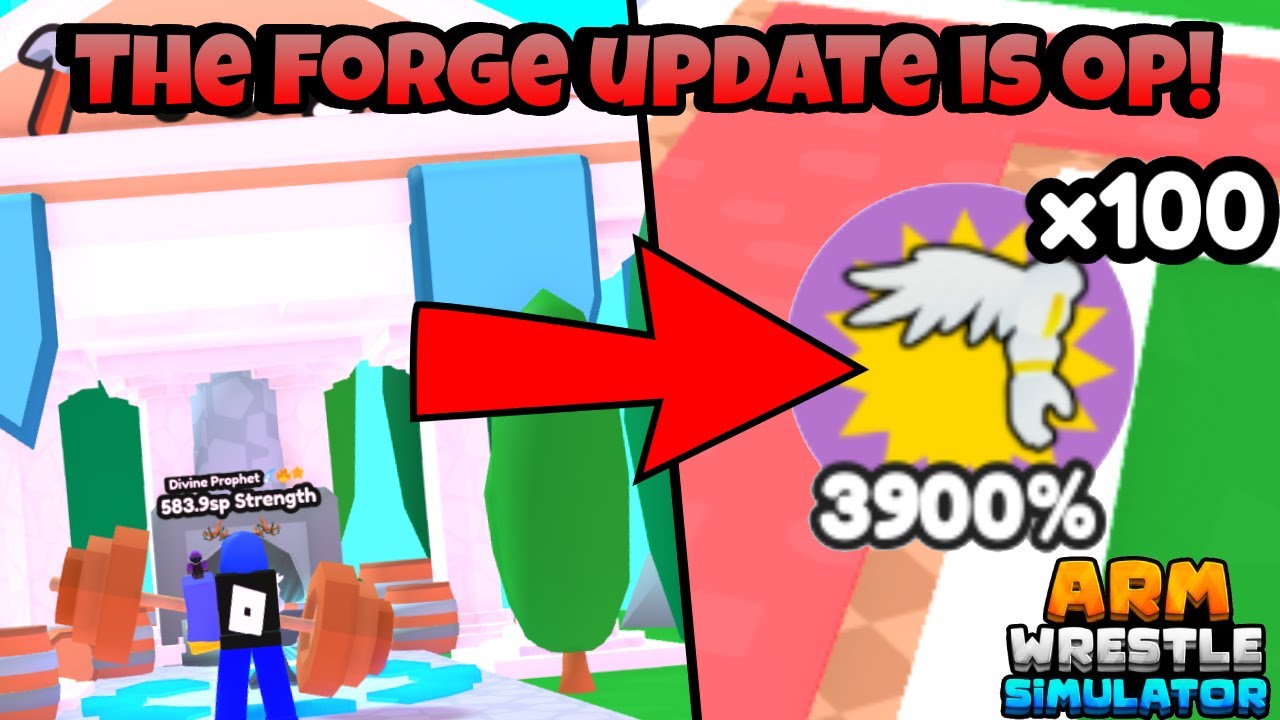 The Forge Update is Amazing! | Roblox Arm-Wrestling Simulator - YouTube