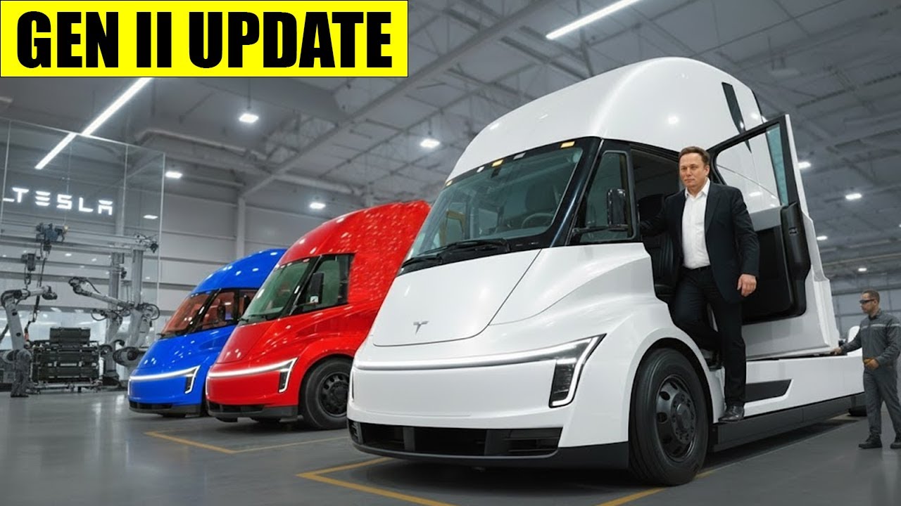 Tesla Semi Gen 2 enthüllt 1,2 MW Laden und KI Integration bis 2026 ...