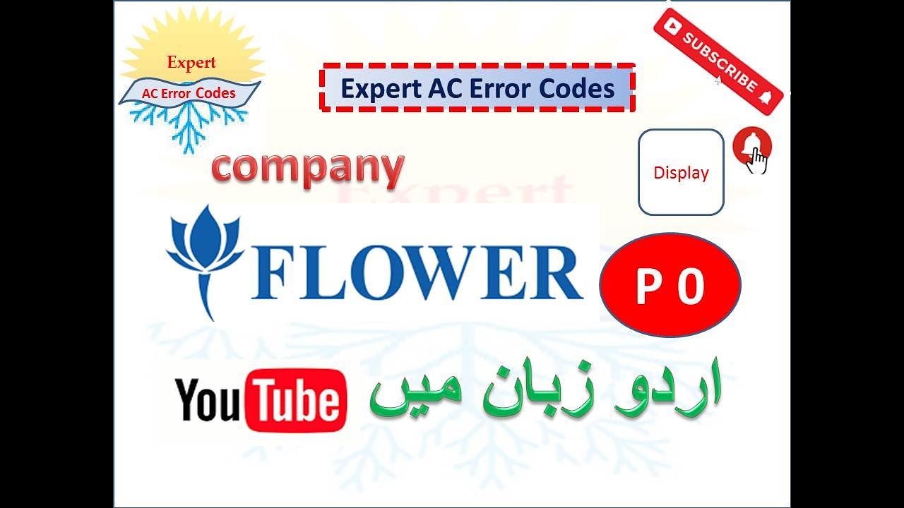 Flower AC P0 error Codes - YouTube