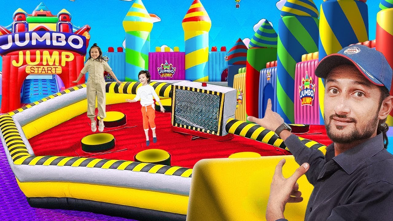 Jumbo Jump Park Karachi 😍 World’s Largest Jumping Castle - YouTube