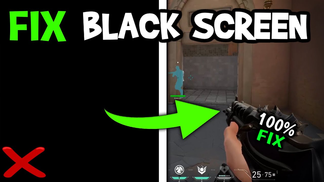 How To Fix Black Screen in Valorant (Easy Steps) - YouTube