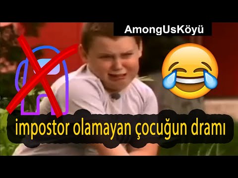 impostor olamadığı için ağlayan çocuk | Among us