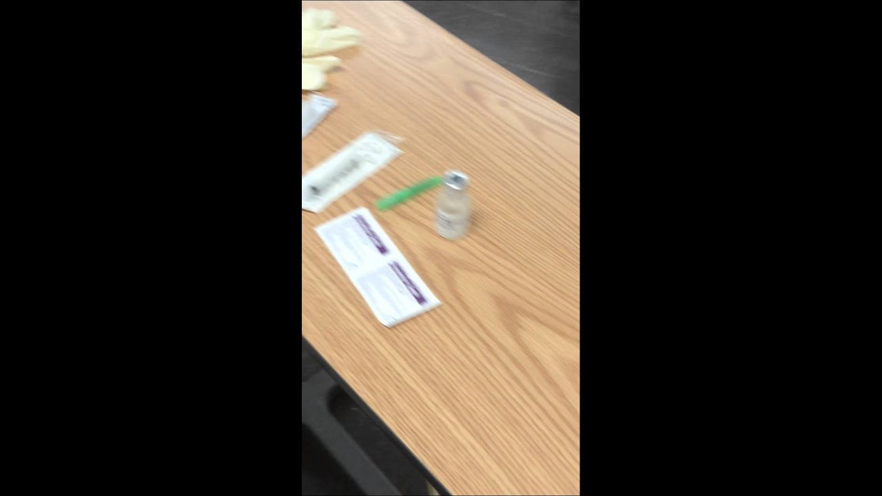 Ventrogluteal injection site and supplies - YouTube