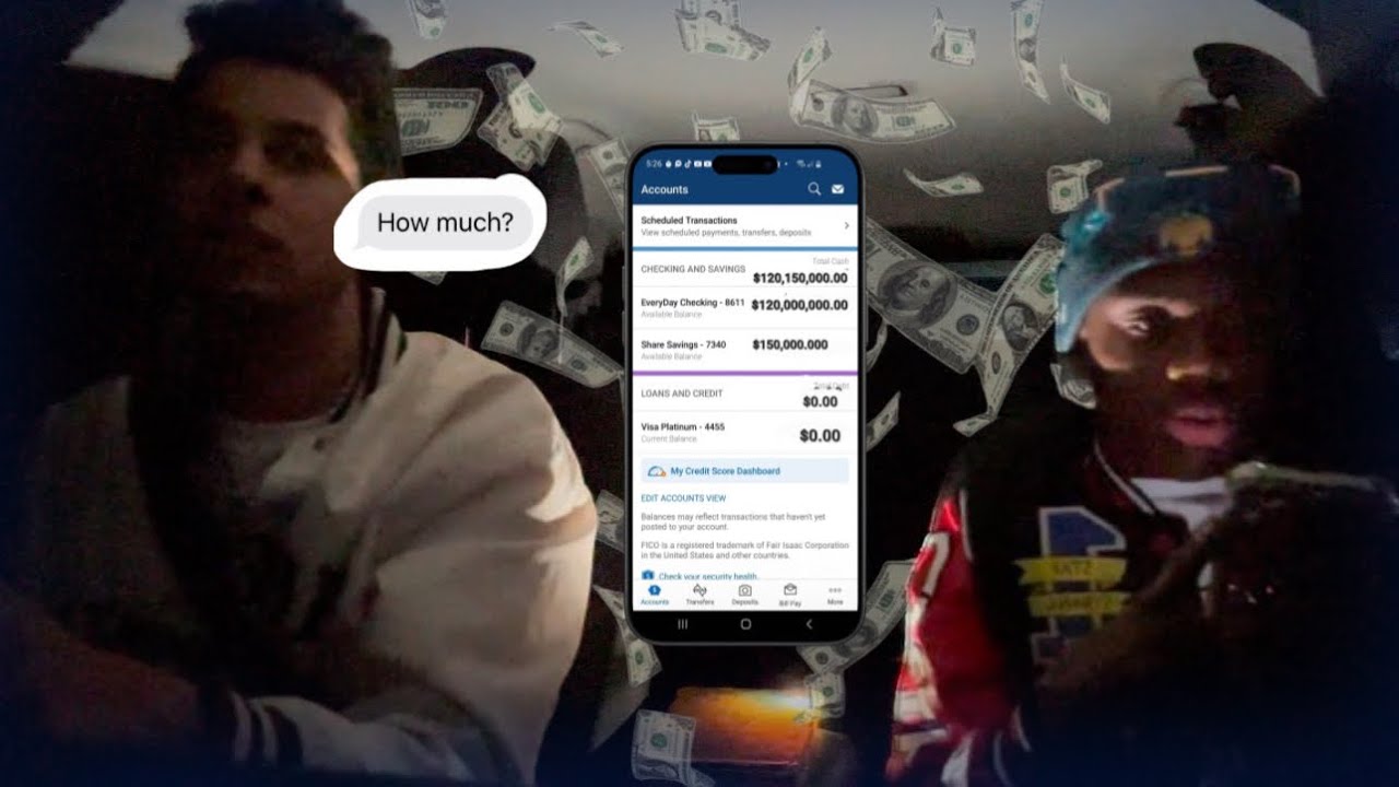 BANK ACCOUNT PRANK (HILARIOUS) VLOGMAS DAY 1 - YouTube