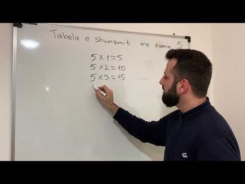 Tabela e shumëzimit me 5 - YouTube