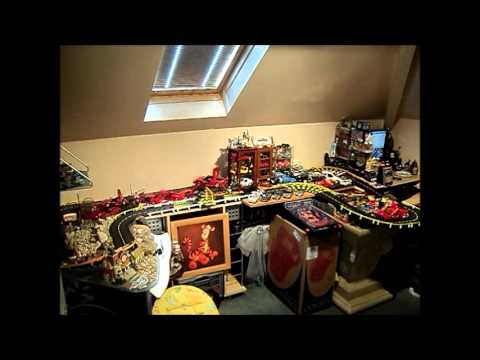 My Old Scalextric Track Set up - YouTube