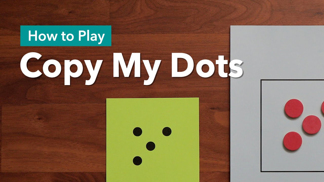 Copy My Dots | Practice counting and spatial arrangement skills! - YouTube