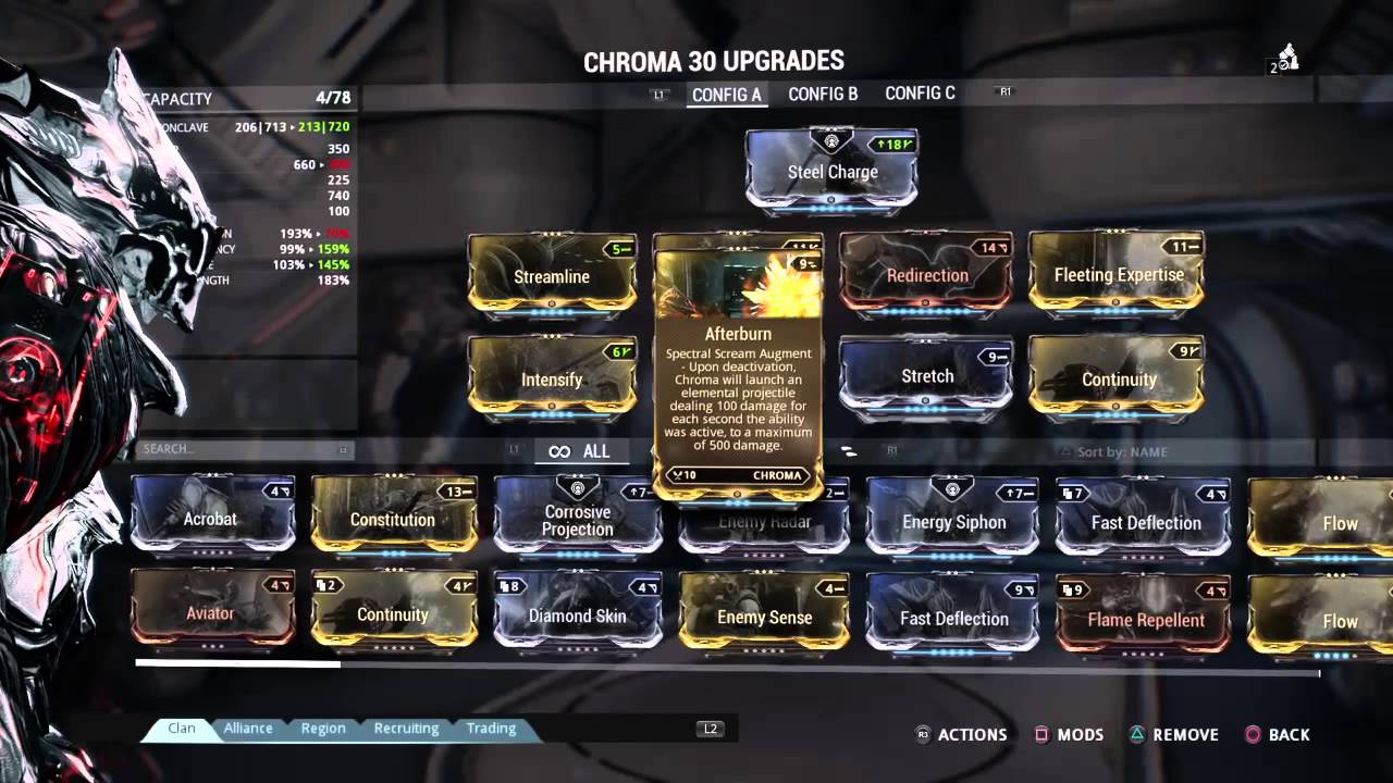 Warframe chroma power build - YouTube